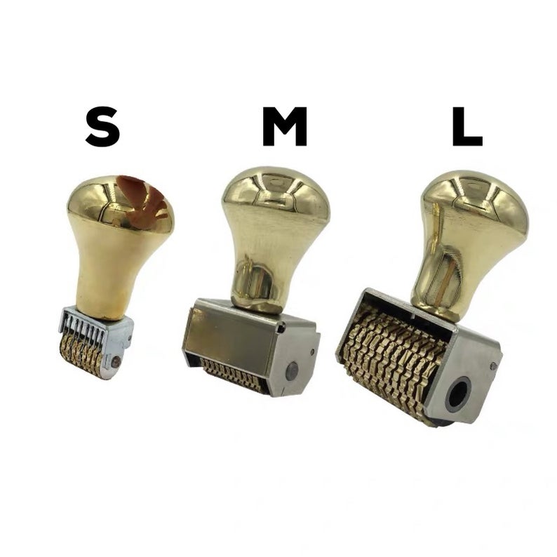 Brass Rotary Date Stamp (S/M/L) – FindingnanaShop
